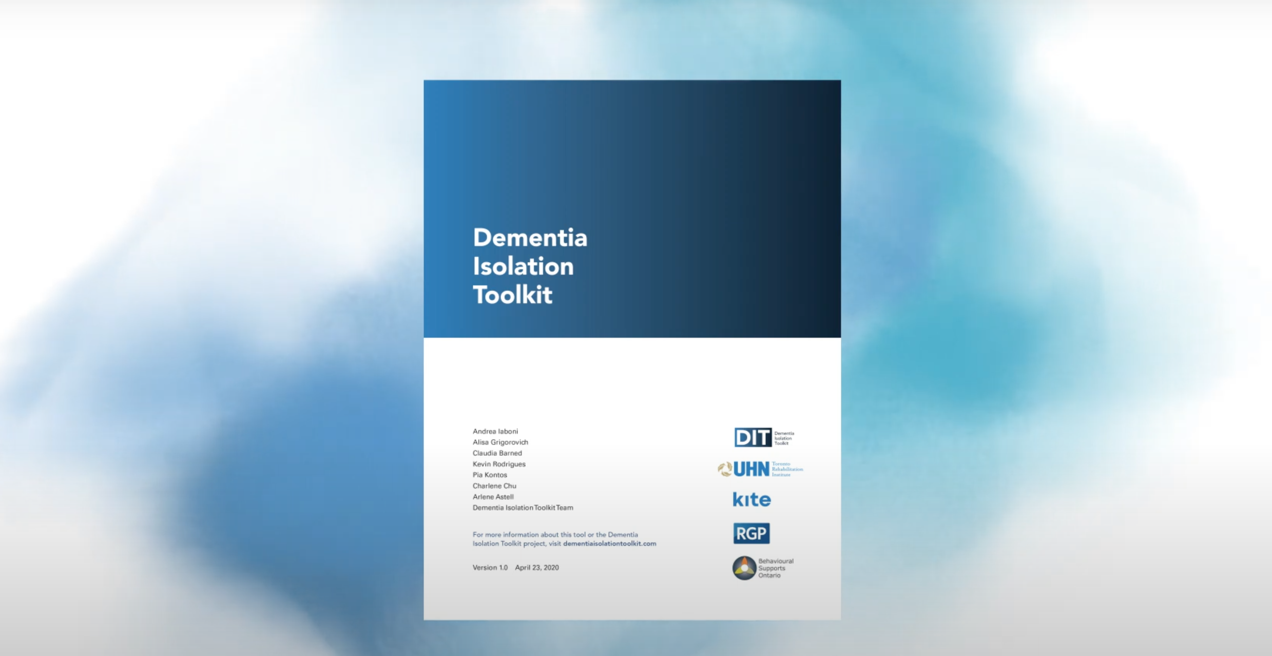 Training Videos | Dementia Isolation Toolkit